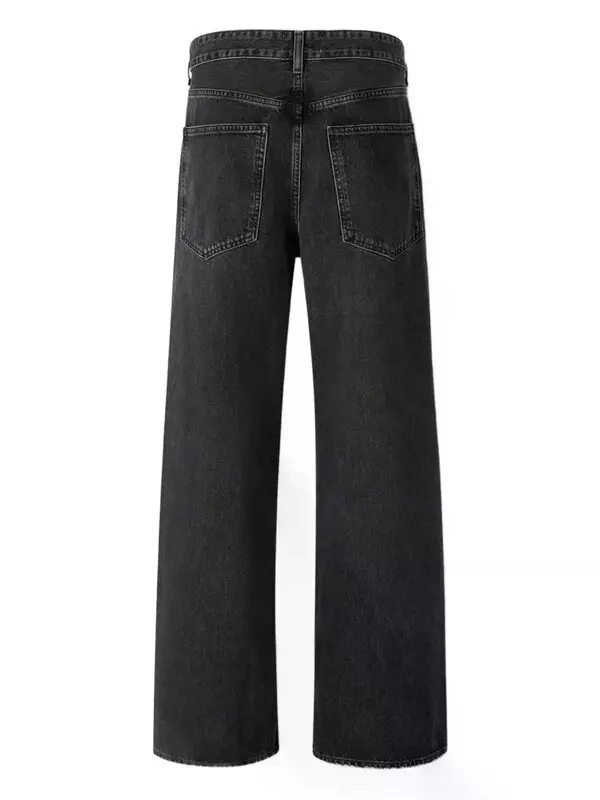 AGOLDE Buttoned Straight-leg Jeans