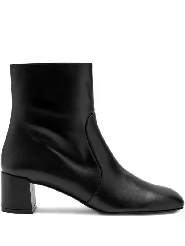 STUART WEITZMAN Leather Block-heel Boots