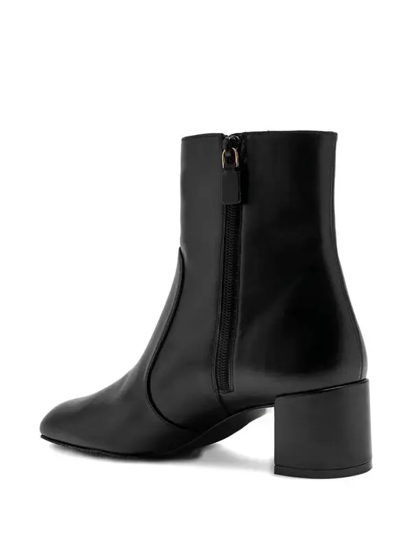 STUART WEITZMAN Leather Block-heel Boots