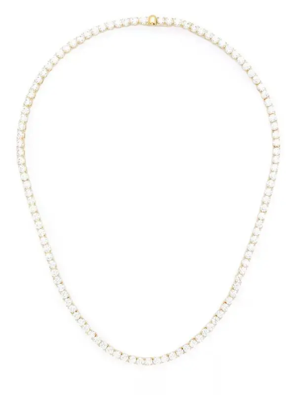 SWAROVSKI Matrix Tennis Necklace - Gold