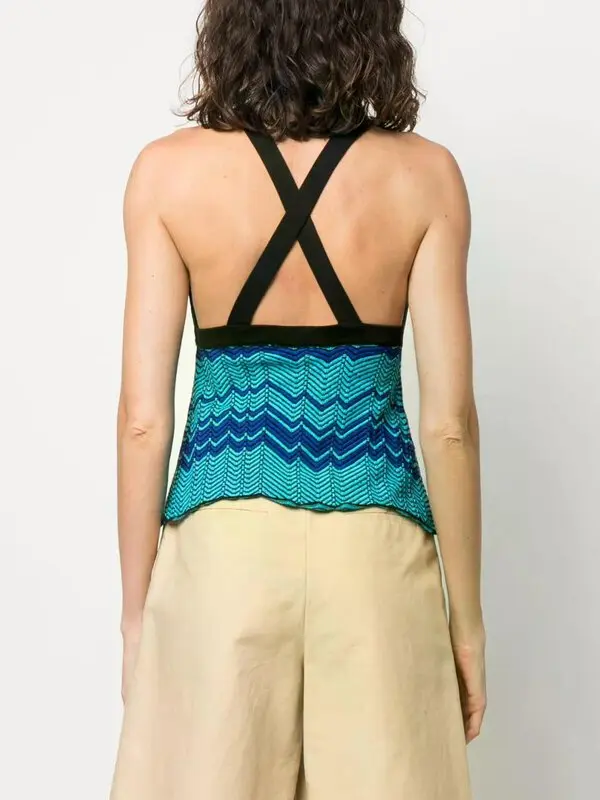 WALES BONNER Knitted Pleated Top