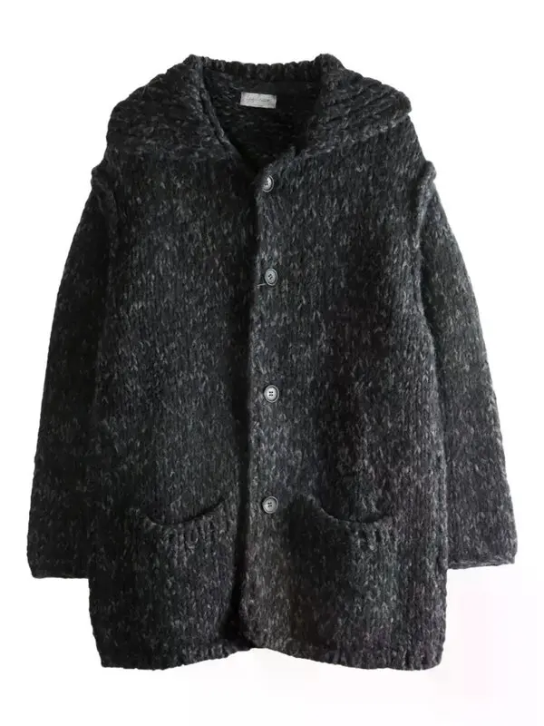 Yohji Yamamoto Button Coat - Black
