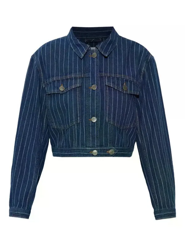 Munthe Lindy Pinstripe Cropped Jacket