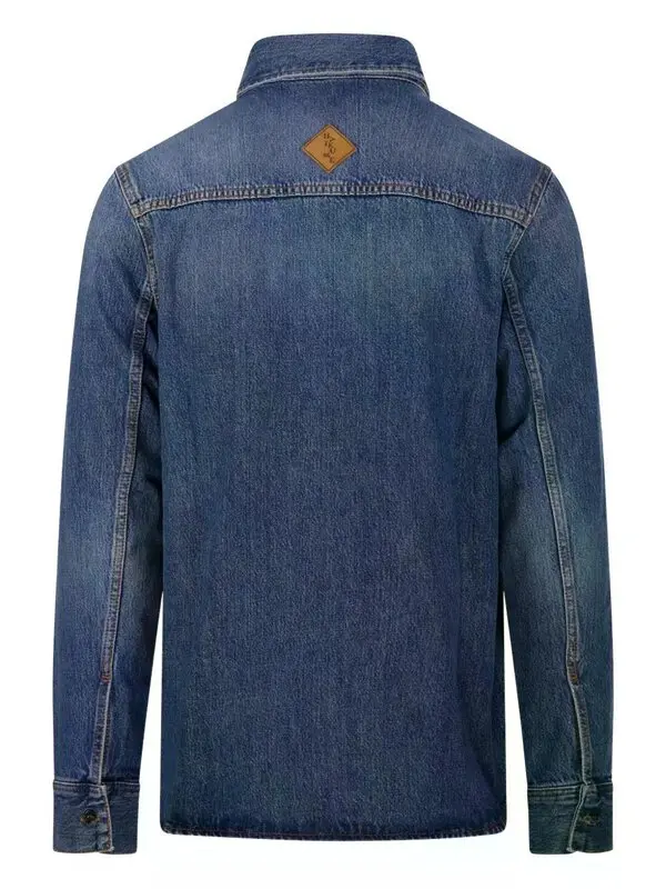 HAIKURE Button-down Denim Shirt