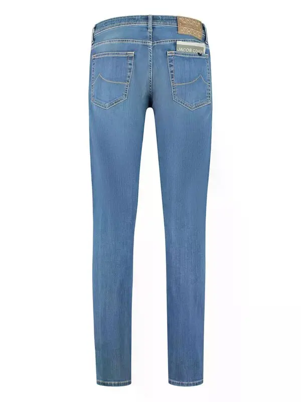 Jacob Cohen Logo-patch Jeans - Blue