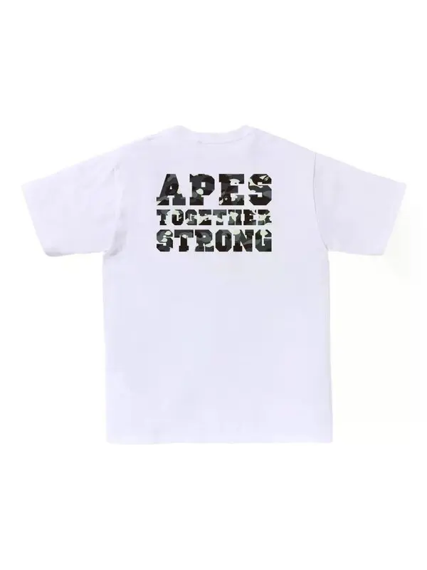 A BATHING APE Apes Together Strong T-shirt - White