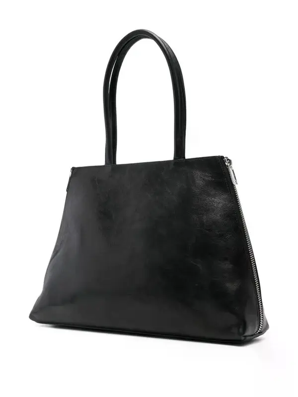 Coperni Buckle-fastening Leather Shoulder Bag - Black