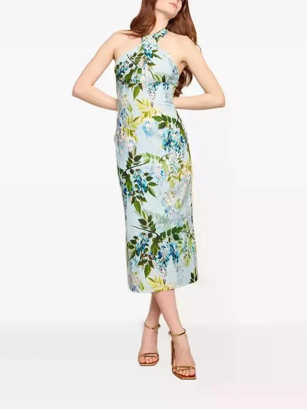 Cara Cara Perla Floral-print Halterneck Dress