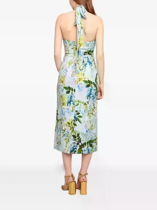 Cara Cara Perla Floral-print Halterneck Dress