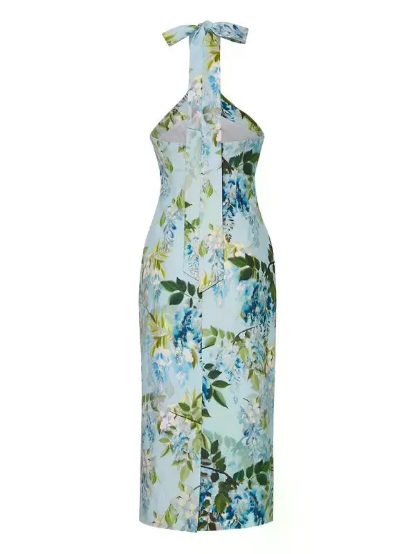 Cara Cara Perla Floral-print Halterneck Dress