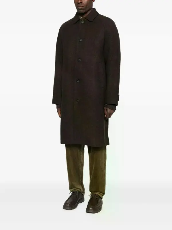LES DEUX Raglan-sleeve Button Coat