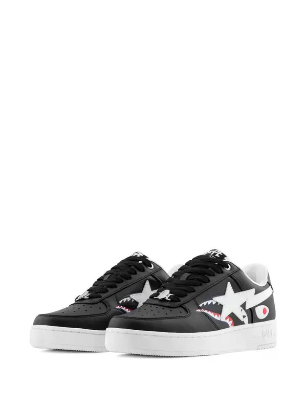 A BATHING APE Sta Shark Sneakers - Black