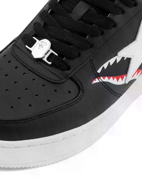 A BATHING APE Sta Shark Sneakers - Black