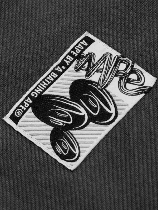 AAPE BY *A BATHING APE® Logo-patch Crewneck Sweater