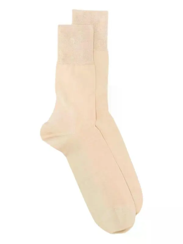 Falke Ankle-length Ribbed Socks - Neutrals