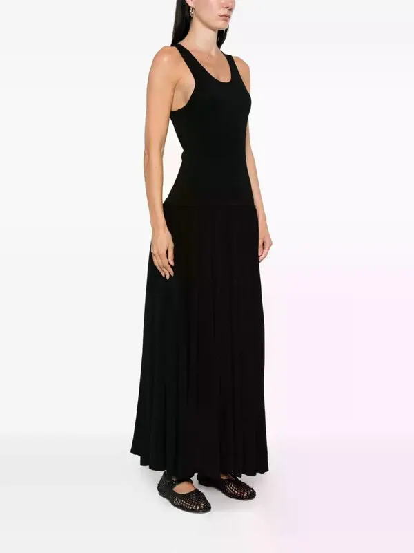 Loulou De Saison Jada Racer-Back Maxi Dress - Black | Editorialist