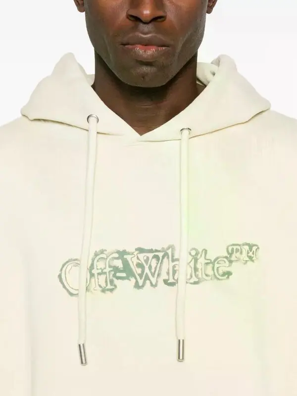 Off-White Cloudy Arrow Skate Cotton Hoodie