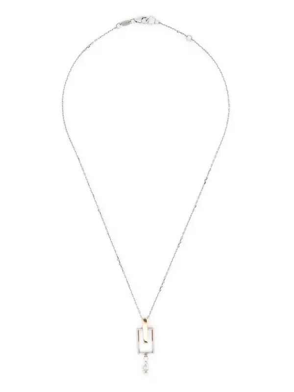 Yeprem 18kt White And Yellow Gold Diamond Necklace