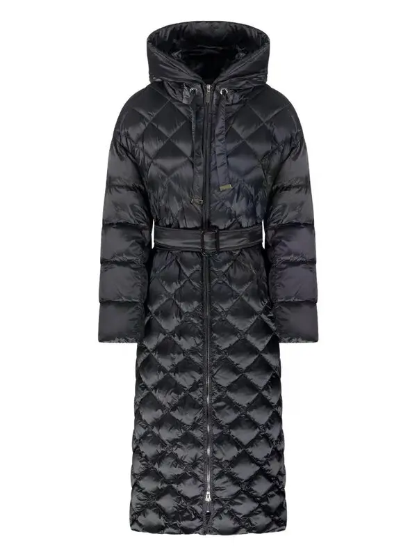 Max Mara Quilted Belted Coat