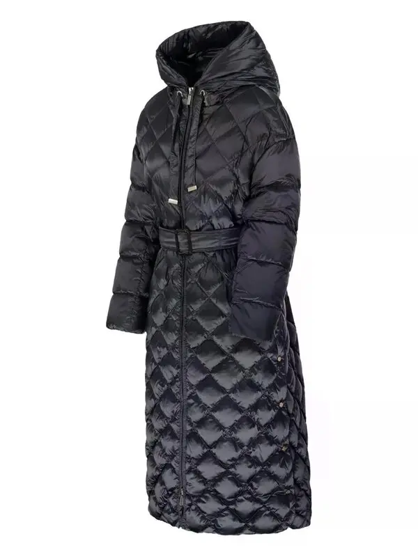 Max Mara Quilted Belted Coat
