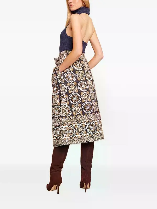 Cara Cara Samson Ribbed High-neck Top - Blue