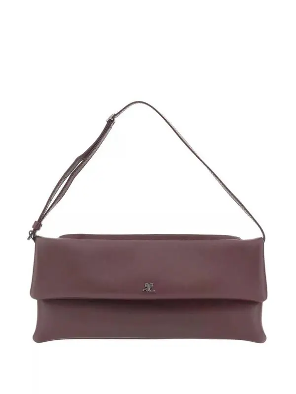 COURREGES Cuff Leather Shoulder Bag