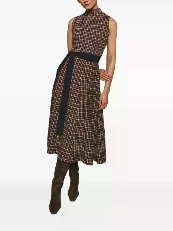 Cara Cara Brice Checked Midi Dress