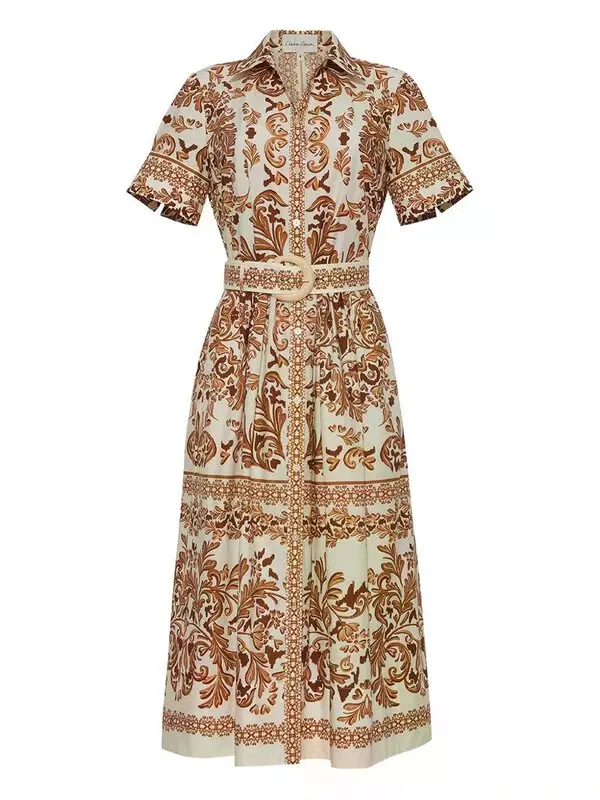 Cara Cara Adina Belted Midi Dress