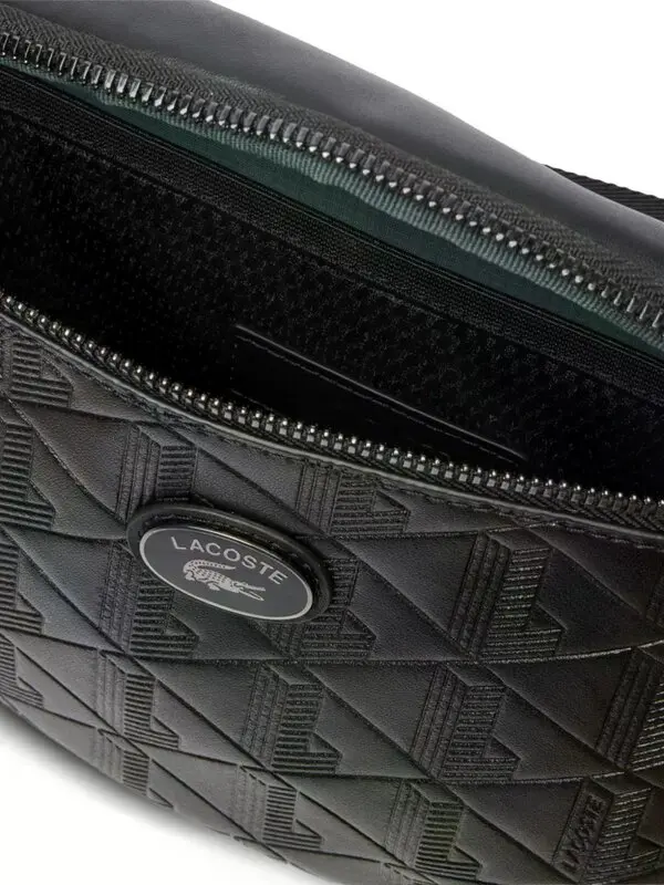 Lacoste Geometric-embossed Belt Bag