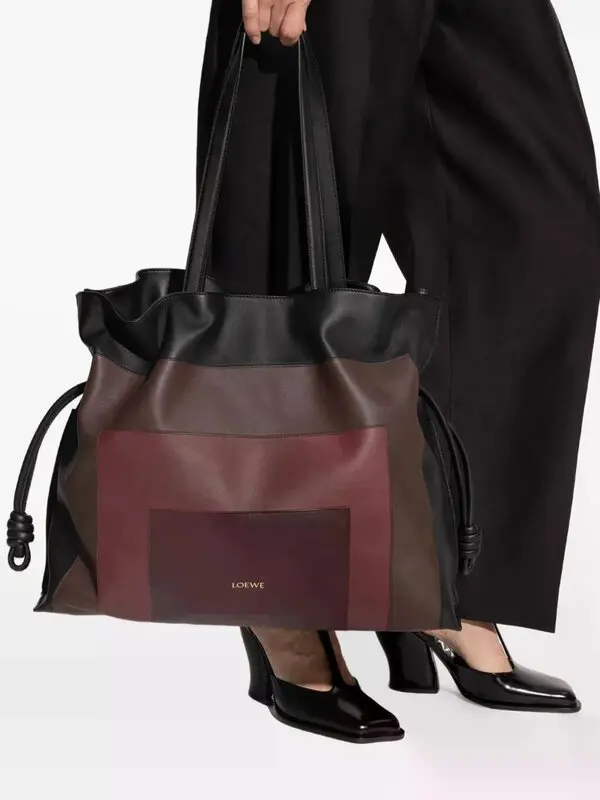Loewe X Albers Xl Flamenco Panelled Tote Bag