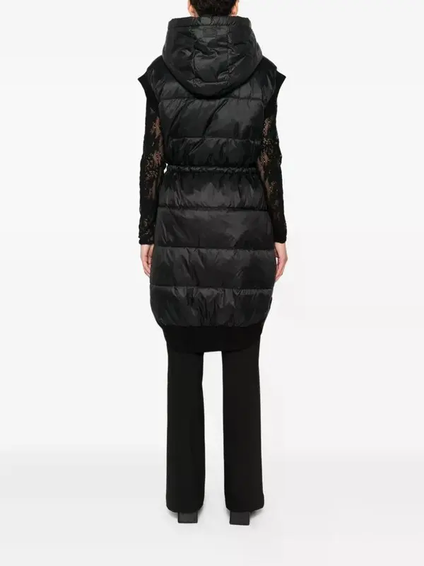 TWINSET Quilted Hooded Vest
