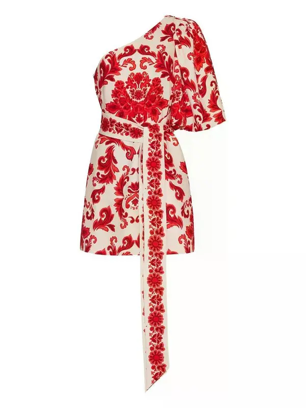 open lace back dress NYX - Bell Sleeved Velvet Damask Dress w/ Harness (XS main image 0