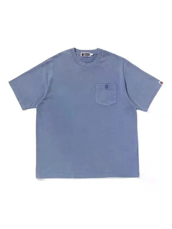 A BATHING APE Pocket-detail Cotton T-shirt - Blue