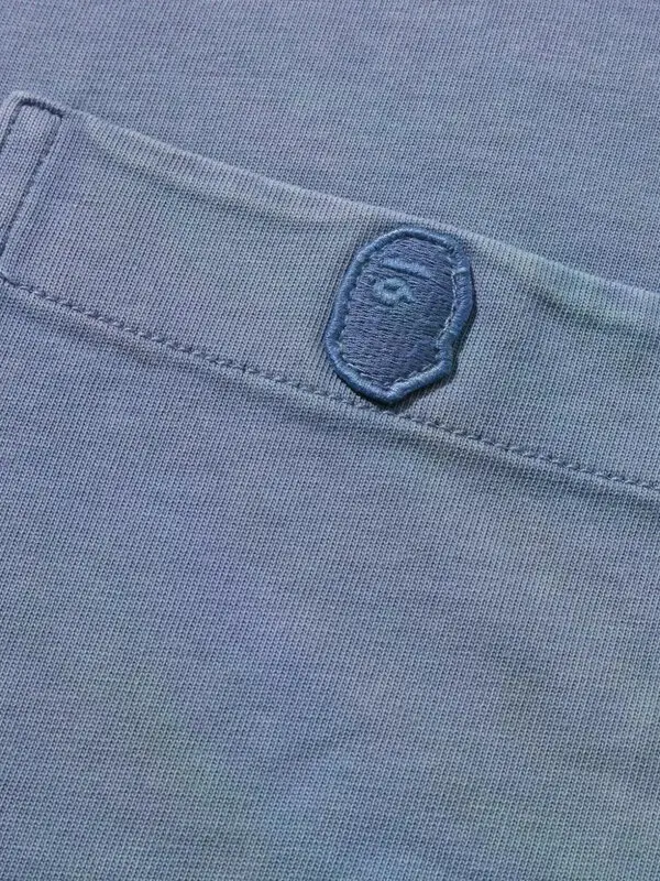 A BATHING APE Pocket-detail Cotton T-shirt - Blue