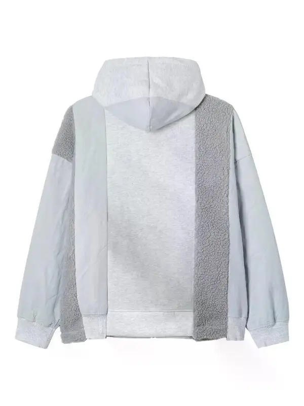 FIVE CM Patchwork Zip-up Hoodie