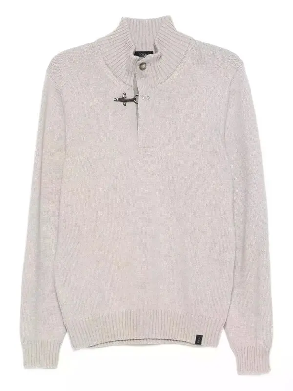 FAY Virgin Wool Sweater - Grey