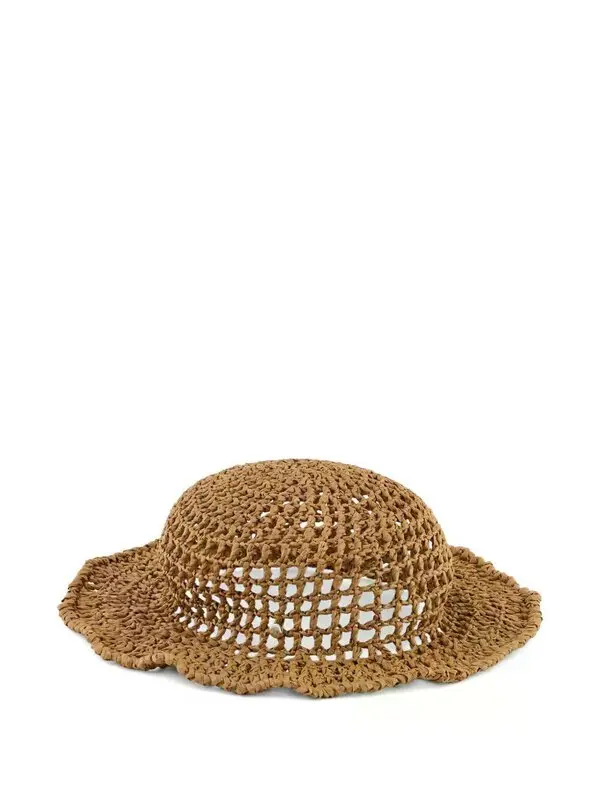 Giorgio Armani Woven Sun Hat - Neutrals