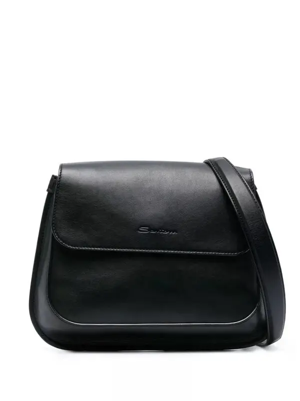 Santoni Leather Shoulder Bag