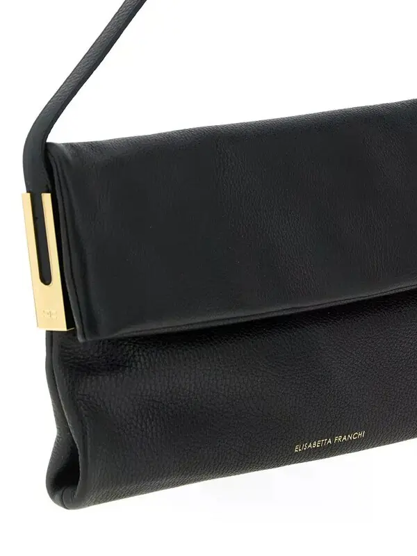 Elisabetta Franchi Logo-embossed Folded Shoulder Bag