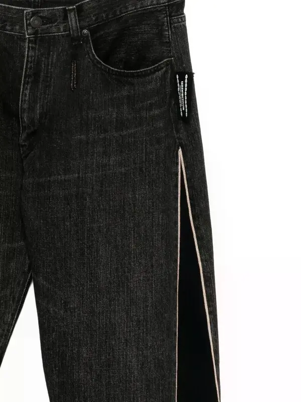 Undercover Paneled Straight-leg Jeans