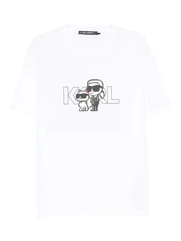 Karl Lagerfeld Graphic-print T-shirt - White