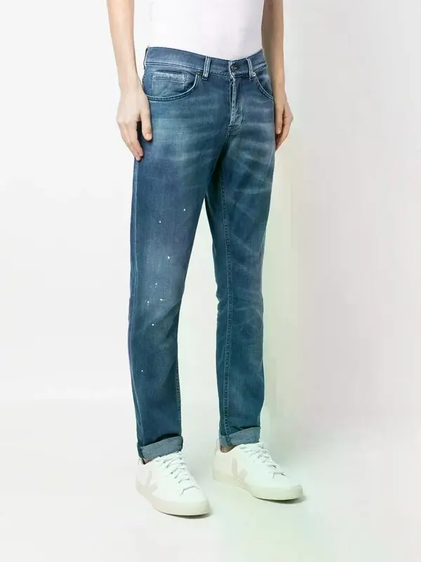 DONDUP Whiskering-effect Denim Jeans