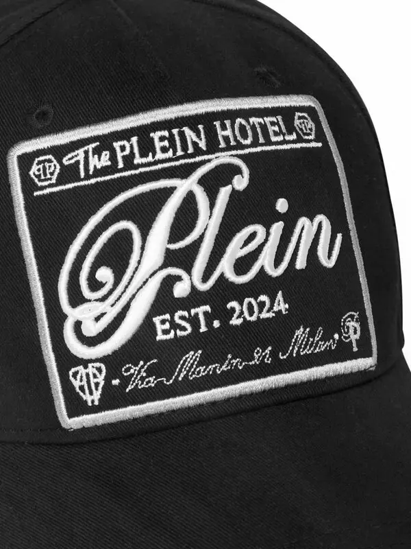 Philipp Plein Embroidered Logo Baseball Cap