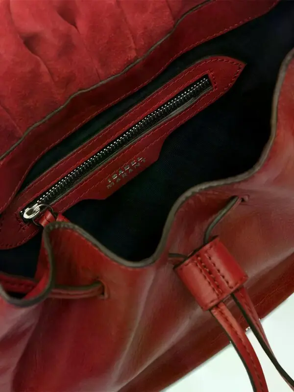 Isabel Marant Étoile Pleated Drawstring Shoulder Bag