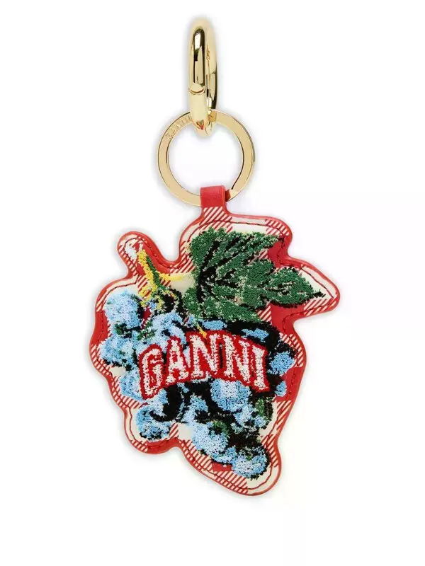 GANNI Grape Keyring - Red