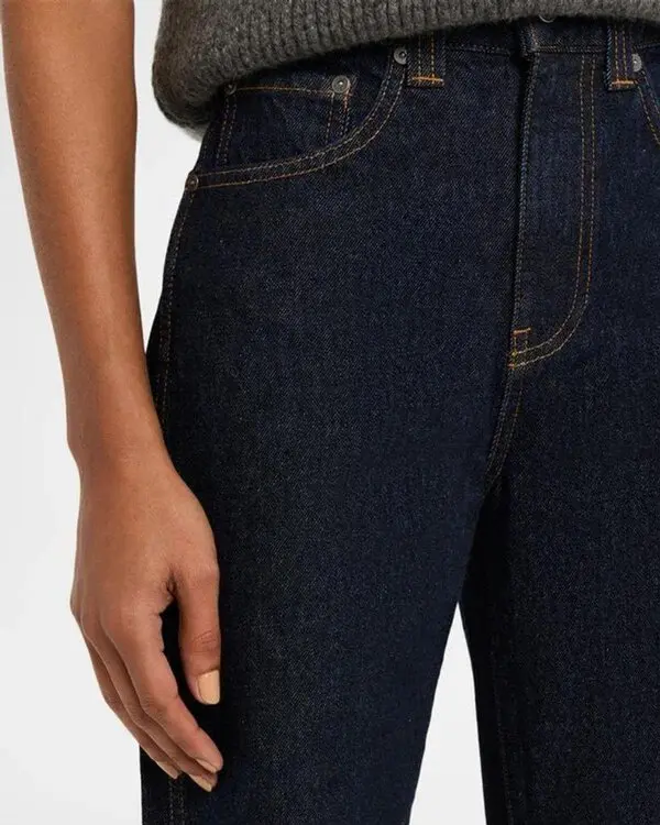 Khaite Bonnie Straight-leg Denim Jeans