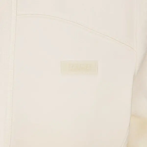 SKIMS Fitted Zip-up Fleece Jacket - Ecru