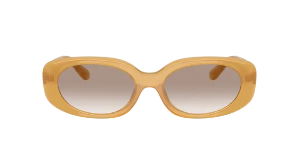 COACH Oval Frame Sunglasses - Light Brown Gradient