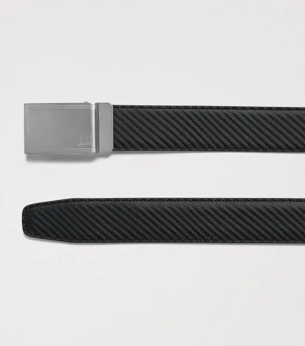 Dunhill Chassis Leather Belt With Racing Buckle
