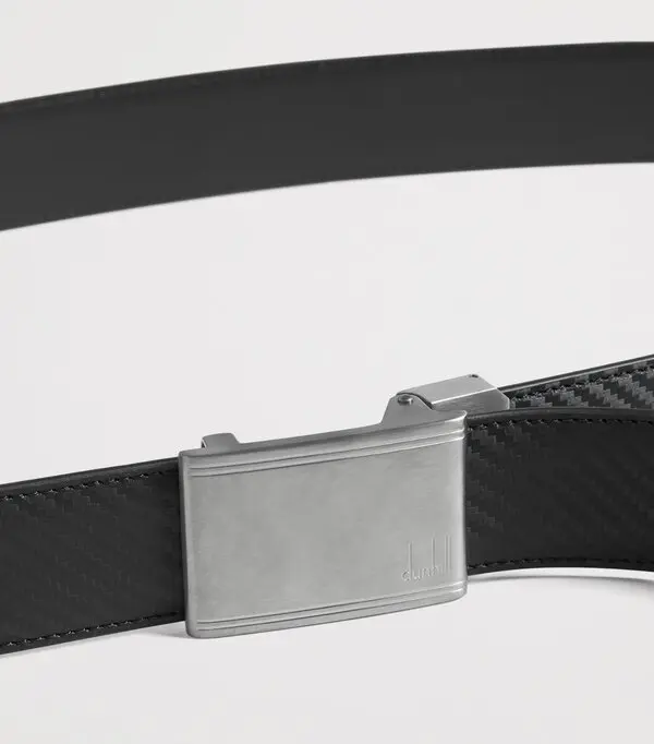 Dunhill Chassis Leather Belt With Racing Buckle